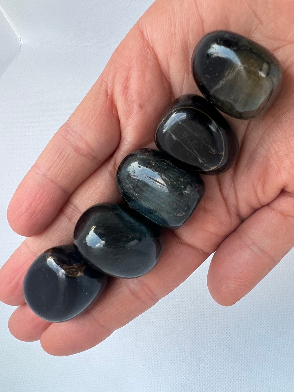 Blue Tiger Eye Tumbled Stone – The Dream Merchants